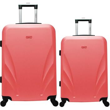 Mala de Viagem ABS 360º com 2 Peças Rosa com 02 - YINS - Mala Avulsa ...