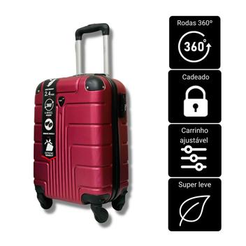 Mala de Viagem de Bordo compacta superleve capacidade 9kg expansiva ...