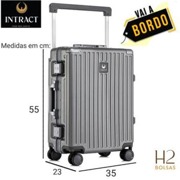 Mala Pequena de Bordo INTRACT Esmeralda Inviolável Giratória 360º Rodas Duplas TSA - Mala de ...