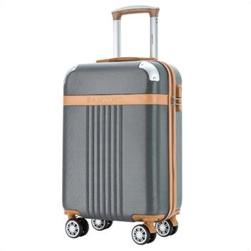 Mala Viagem Athena P 10kg 4Rodas Duplas 360º Grafite(Chumbo) - Santino ...