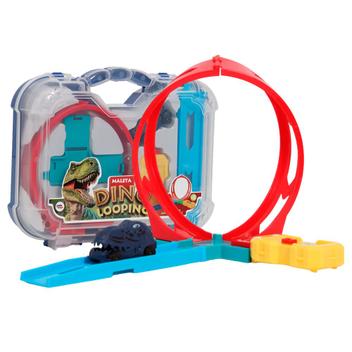 Maleta Pista de Carrinho Radical Dino Looping 1565 Pakitoys - Paki Toys ...