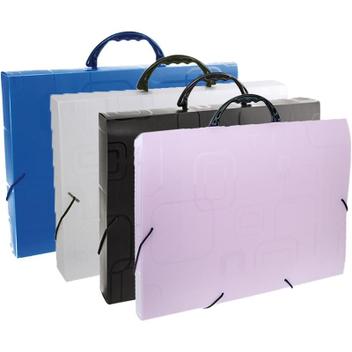 Maleta plastica com alca dellofine oficio rosa dello - Pasta Executiva ...