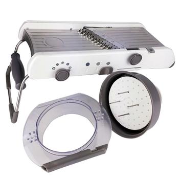 Mandolin Profissional Ajustável Cortador Fatiador Legumes Frutas 4 ...