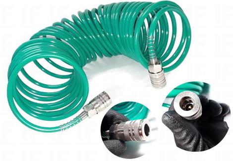Mangueira Ar Espiral 10m Engate Femea P/ Pistola Compressor - Stels ...