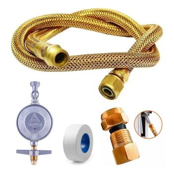 Mangueira Cobre 2metro+Regulador+Adaptado Cooktop 4 Boca Gás - HAENKI ...