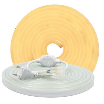 Mangueira LED Neon Branco Quente 3K 120LEDS/m 220V 12 metros - TYF - Fita de LED - Magazine Luiza