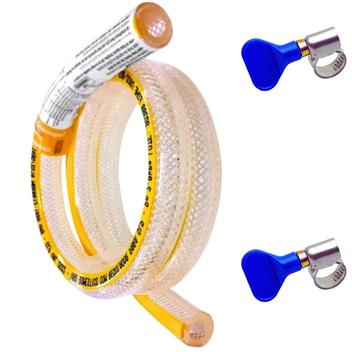 mangueira pvc para gás cozinha fogão cooktop 1,5 metros - USICOM ...