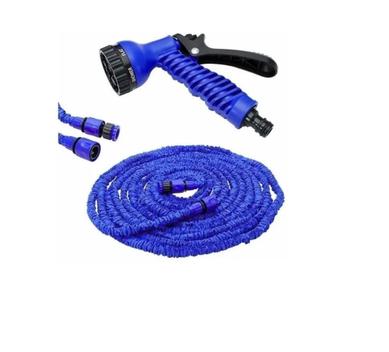 Mangueira Retrátil Expansível Flexível Quintal Carro 30m - New ...