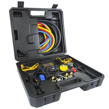 Manifold Digital Mastercool Spartan 4 Vias Digital Com Vacuômetro com 4 ...