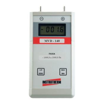 Mano Vacuômetro Digital Escala 1999,9 A 1999,9 Pa Função Máximo Mínimo ...