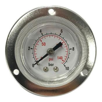 Manômetro Painel 40mm Rosca 1/8 Com Flange 10 Bar 0-140 Psi - LAB - Manômetro - Magazine Luiza
