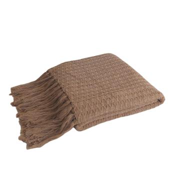 Manta Dalia Café Com Leite Tamanho 1,20 x1,80 m - TECELAGEM MELLO LTDA ...