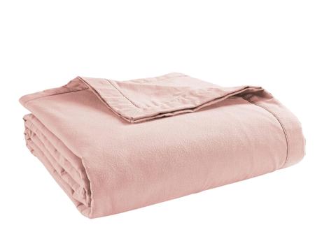 Manta Queen LANE LINEN 100% Algodão 230x230cm - 320GSM - Sépia ...