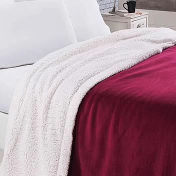 Manta Sherpa Casal Andreza Vinho - Andreza Enxovais - Manta - Magazine ...