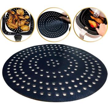 Manta Tela Tapete Teflon Para Air Fryer Modelo Redondo 20 Cm - MR ...