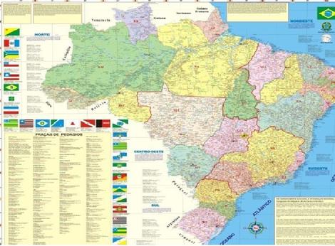 Mapa do Brasil Atualizado - - Multimapas - Mapas - Magazine Luiza