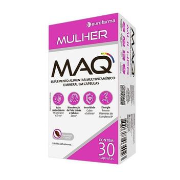 MAQ Mulher Com 30 Cápsulas - EUROFARMA - Multivitamínico ...