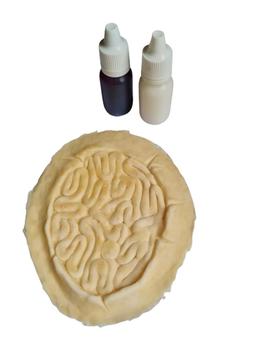 Maquiagem Artística Mini Cérebro em Látex + Látex+ sangue - Lynx ...