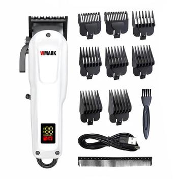 Maquina Cortar Cabelo Wmark Ng 1001 Branco Profissional M quina De Maquina Cortar Cabelo Wmark Ng 1001 Branco Profissional M quina De