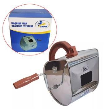 Máquina de Chapisco Textura Chapiscadeira Profissional Inox - Guepar ...