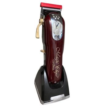 Maquina de Cortar Cabelo Magic Clip Com Base Sem Fio - Máquina de ...