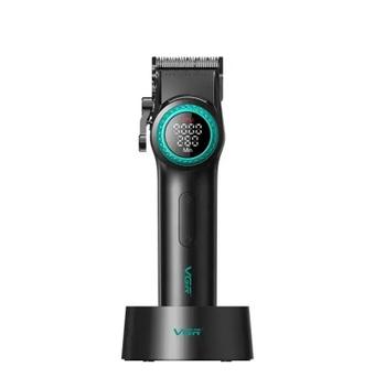 Máquina de Cortar Cabelo Profissional Sem fio Vgr V-001 Recarregável Bivolt Preta 9000 Rpm ...