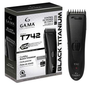 Máquina de corte gama black titanium t742 ubs bivolt - Máquina de Cortar Cabelo - Magazine Luiza