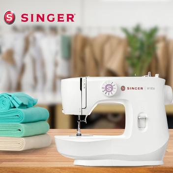 Máquina de Costura Singer Branca Portátil Iniciante Prática M1605 ...