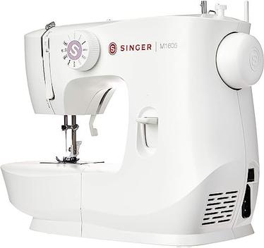 Máquina de Costura Singer Branca Portátil Iniciante Prática M1605 ...