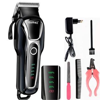 Máquina de Tosa Kemei KM-1991 Profissional, Silenciosa e Eficiente para Cães e Gatos - LIPPIN ...