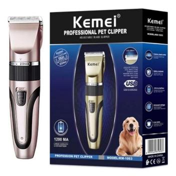 Máquina Kemei Km 1053 Pet Animais Cães Gatos Profissional - Máquina de ...