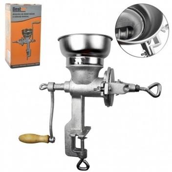 Maquina Manual Moinho Triturador Moer Cereais Grãos Café Milho Tempero ...