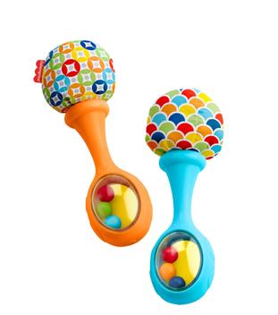 Maracas Fisher-Price Rattle 'n Rock para Bebês (a partir de 3 meses ...