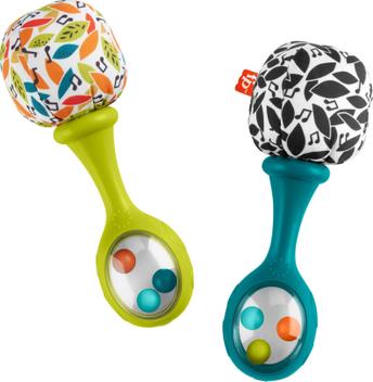 Maracas Toy Fisher-Price Rattle 'n Rock para bebês a partir de 3 meses ...