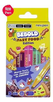 Marca Textos Be Bold Fast Food Edition 5 Cores - Newpen - Bebold ...
