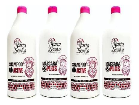 Maria Bonita Escova Progressiva Combo 2 Kits - Mega Lisa - Alisamento ...