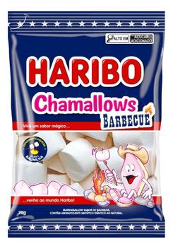 Marshmallow Haribo Chamallows Barbecue 70g - Marshmallow - Magazine Luiza