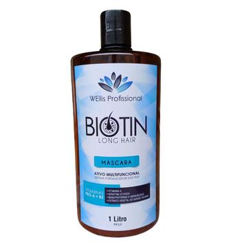 Máscara Capilar Fortalece Fios Long Hair Vitamina Pro A + B5 - WEllis ...