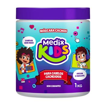 Máscara Capilar Infantil Medix Kids Cachos 1kg - Máscara Capilar ...