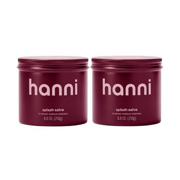 Máscara corporal hidratante no chuveiro HANNI Splash Salve 250mL x2 ...