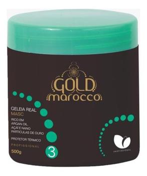 Máscara de cabelo Geleia Real Gold Marocco - Manga rosa - Mega Hair ...
