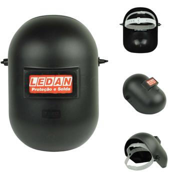 Máscara De Solda Visor Fixo Com Carneira Polipropileno Para Soldador ...