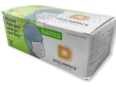 Mascara Descartável 50un - Descarpack - Máscara Facial Descartável ...