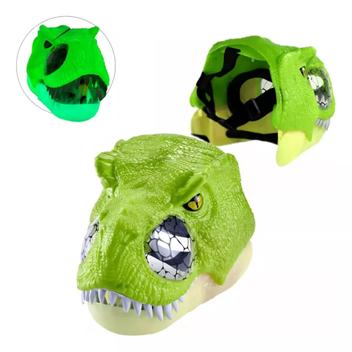 Mascara Dinossauro T-Rex Brilha No Escuro Com Som Articulada - Art ...