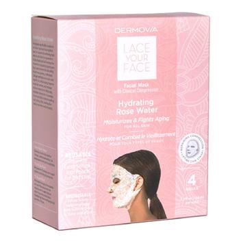Máscara Facial DERMOVIA Lace Your Face - Reutilizável (Pacote com 4 ...