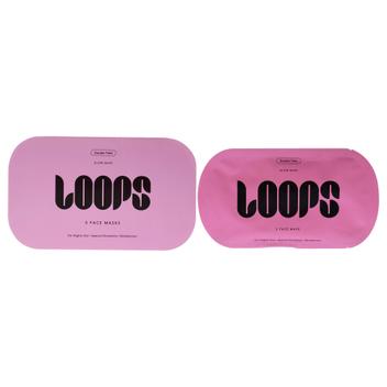 Máscara facial Loops Double Take Glow para mulheres, 5 peças - Máscara ...