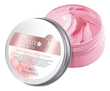 Máscara Facial Mud Mask Hidratante Japan Sakura Laikou 80g - Tuttistore ...