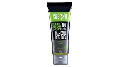 Máscara Facial Preta com Carvão Clearskin 50 g - Avon - Máscara Facial ...