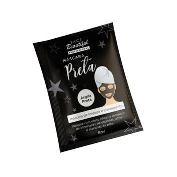 Máscara facial preta sachê face beautiful 10ml - Máscara Facial ...