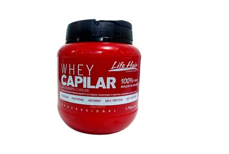 Mascara Hidratação Capilar Whey Profissional 1.7kg Life Hair - Máscara ...